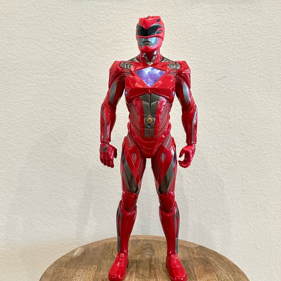 Power Ranger | Toys | Power Rangers Red Ranger Posable Action Figure 22 ...
